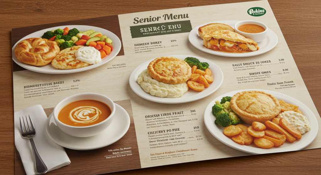 Perkins Senior Menu with Prices 2025 Update
